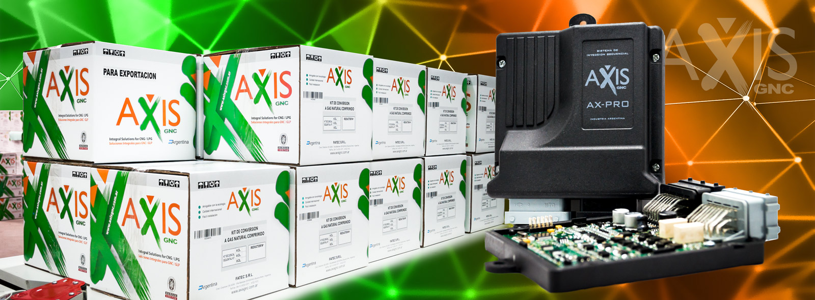 AxisGNC, diseño, desarrollo y fabricación de productos electrónicos de GNC y GLP para uso vehicular.